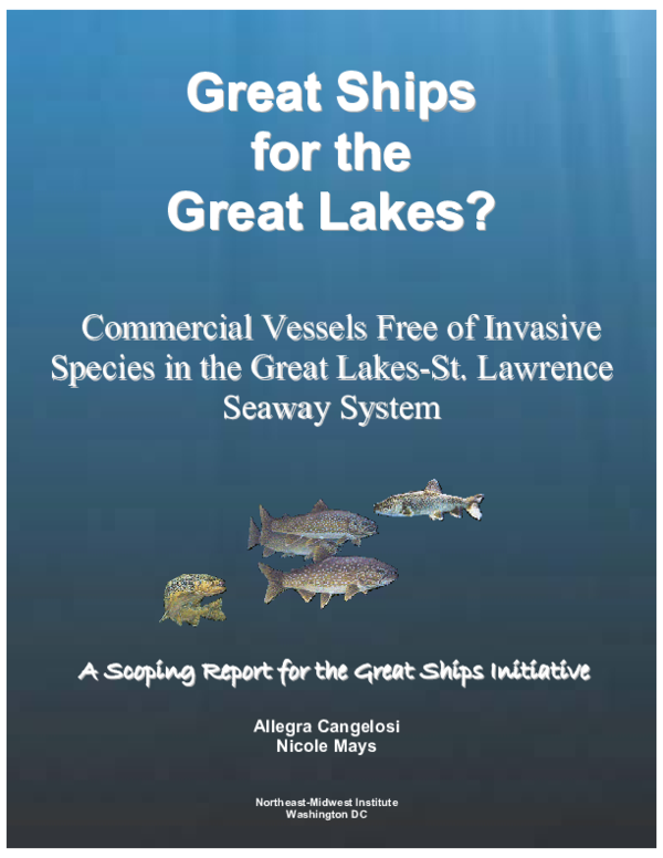 (PDF) Great Ships for the Great Lakes? Commercial Vessels Free Of ...