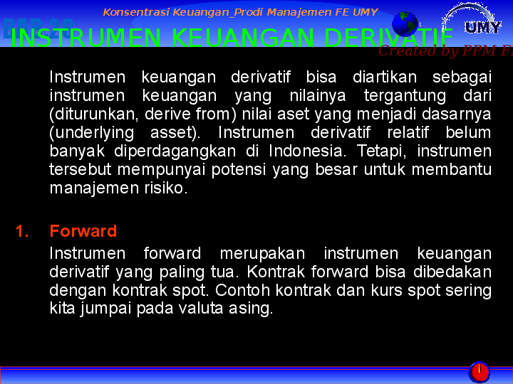 (PPT) T14 BAB 28 Instrumen Keuangan Derivatif