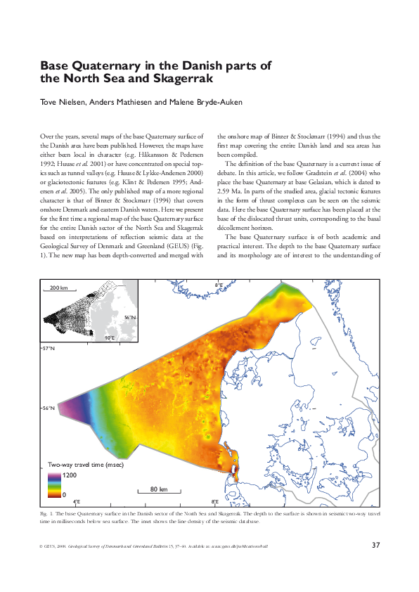(PDF) Base Quaternary in the Danish parts of the North Sea and Skagerrak