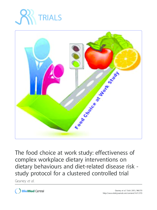 (PDF) The food choice at work study: effectiveness of complex workplace ...