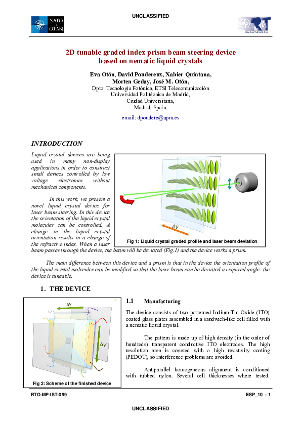 (PDF) 2D tunable graded index prism beam steering device based on ...