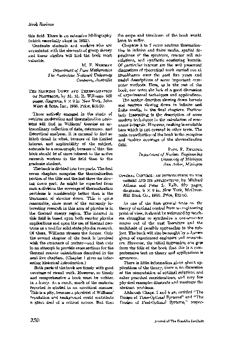 (PDF) Optimal control: An introduction to the theory and its applications