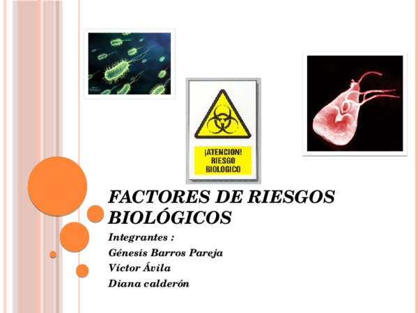 (PPT) Factores De Riesgos Biologicos