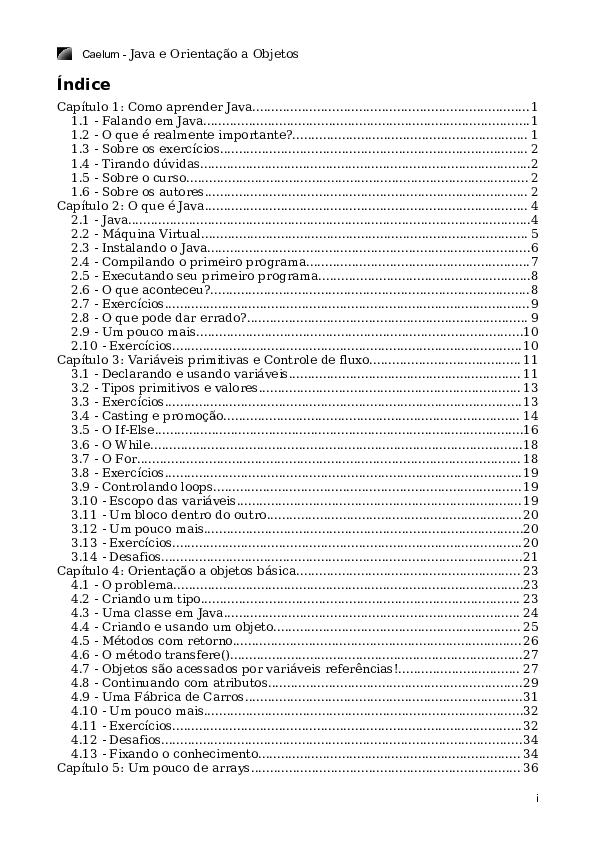 Pdf Java E Orientação A Objetos