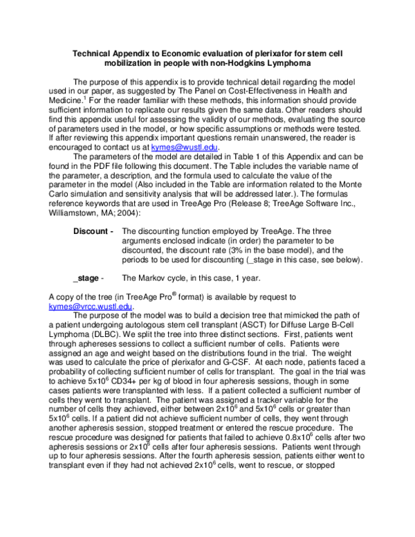 (PDF) Technical Appendix with Table 1