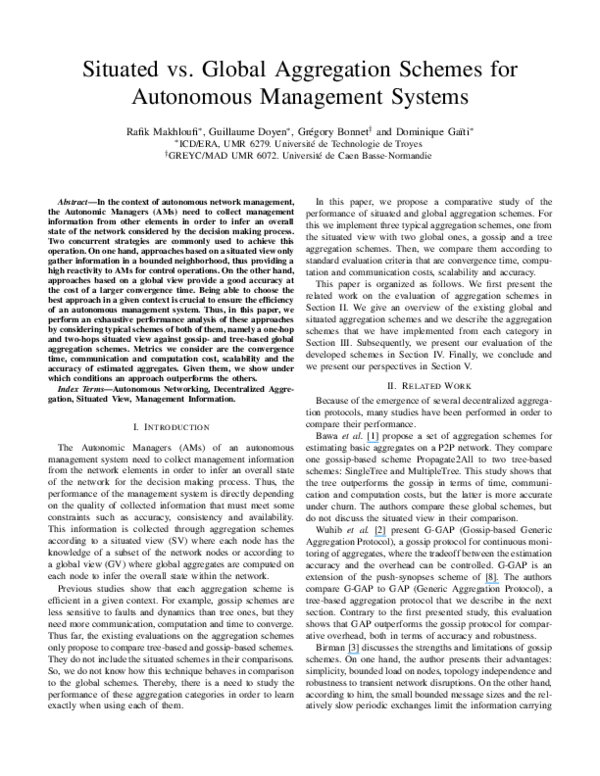(PDF) Situated vs. global aggregation schemes for autonomous management ...
