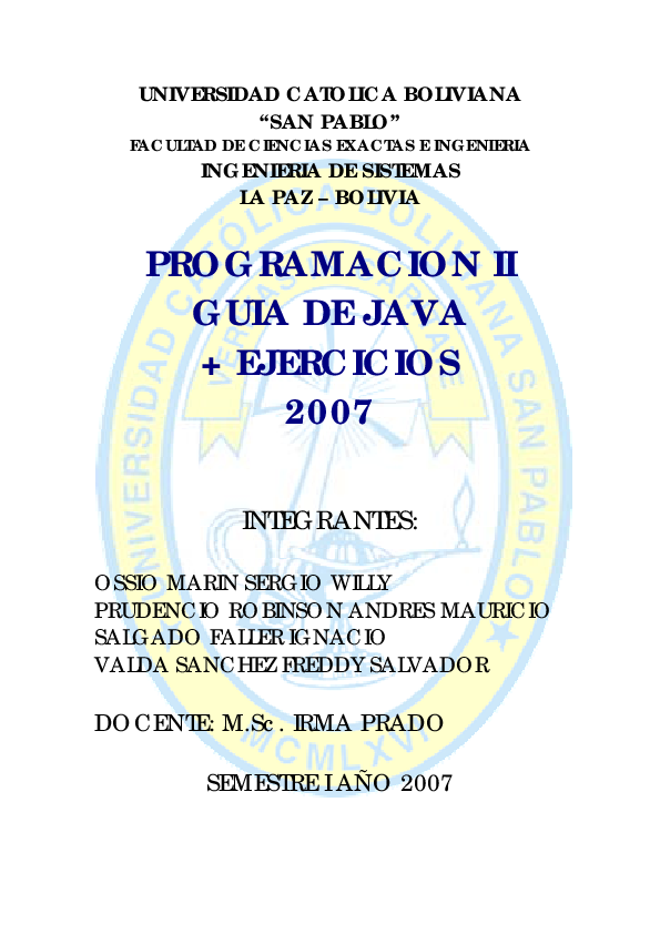 (PDF) GUIAS DE JAVA 2007