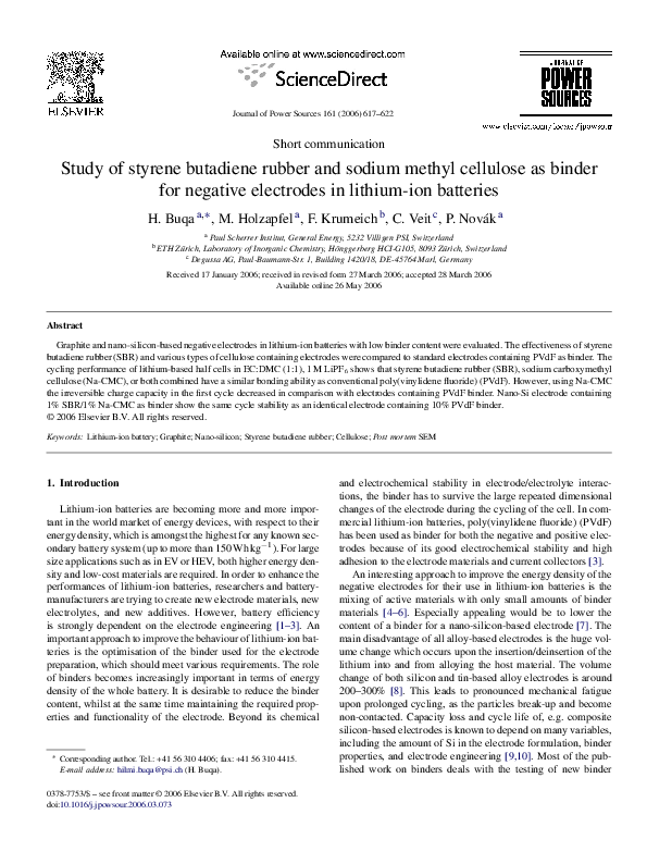 (PDF) Study of styrene butadiene rubber and sodium methyl cellulose as ...