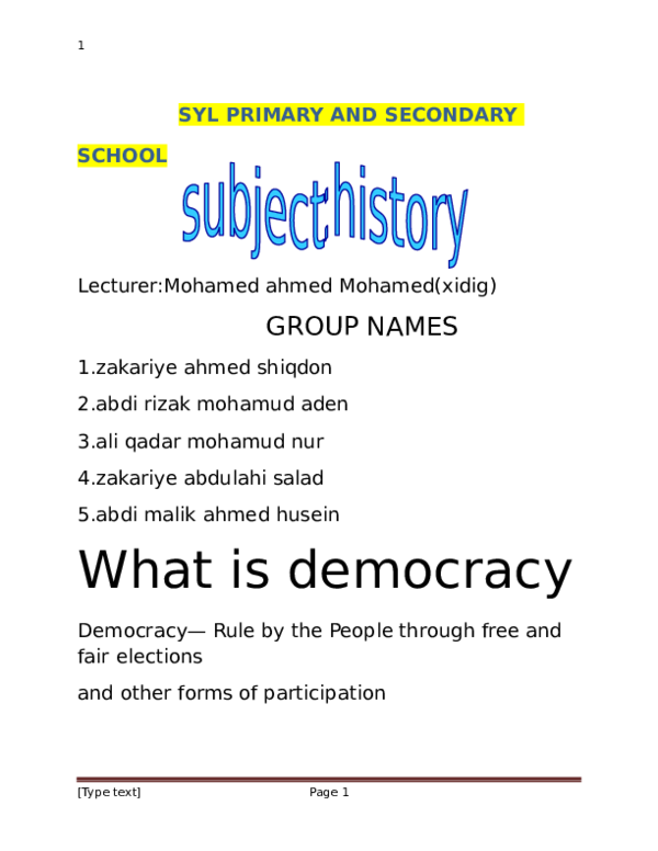 (DOC) SYL PRIMARY AND SECONDARY SCHOOL