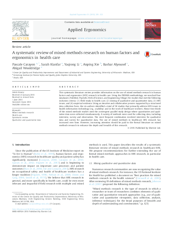 PDF A Systematic Review Of Mixed Methods Research On Human Factors And Ergonomics In Health pdf-a-systematic-review-of-mixed-methods-research-on-human-factors-and-ergonomics-in-health