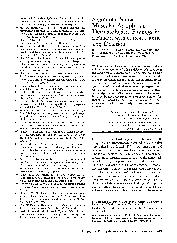 (PDF) Segmental spinal muscular atrophy and dermatological findings in ...