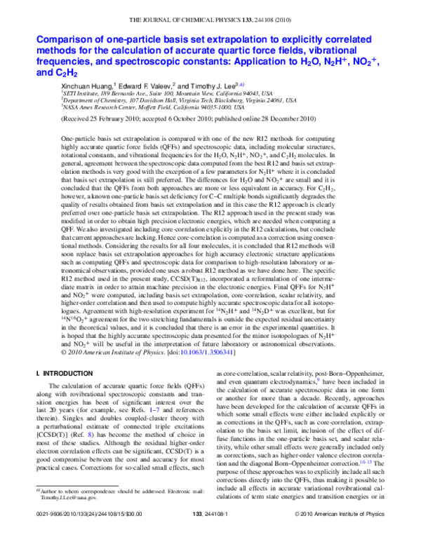 Pdf Ab Initio Prediction Of Vibrational Spectra A Database Approach