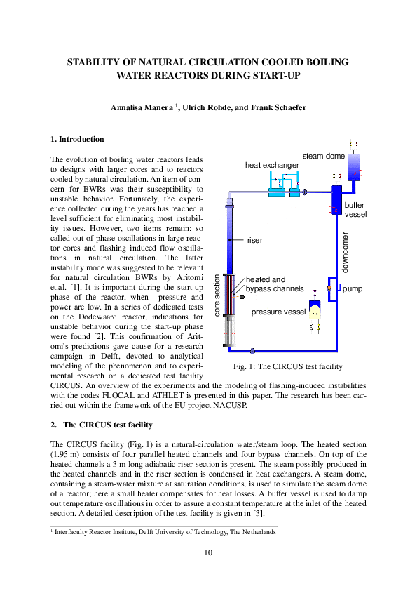 (PDF) Stability of natural-circulation-cooled boiling water reactors ...