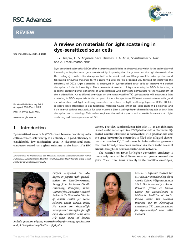 (PDF) A review on materials for light scattering in dye-sensitized ...