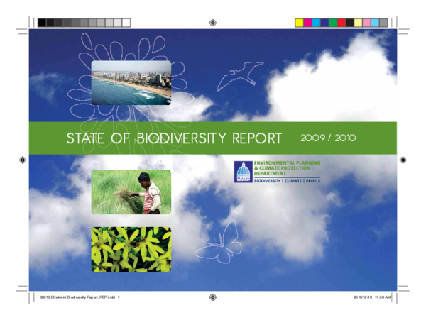 (PDF) 2009 2010Ethekwini Biodiversity Report REP