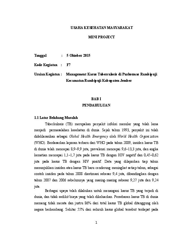 (DOC) F7 Mini Project TBC Deffy