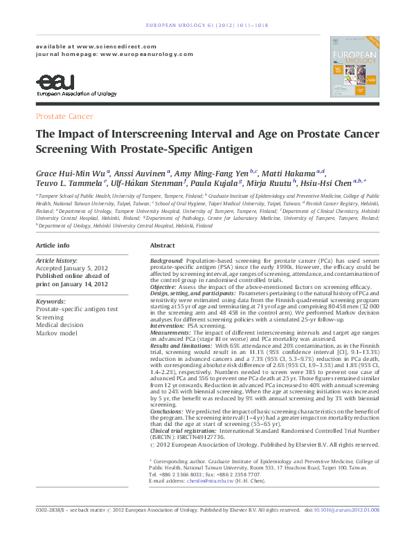 (PDF) Response to ‘Receiver operating characteristics of the prostate ...
