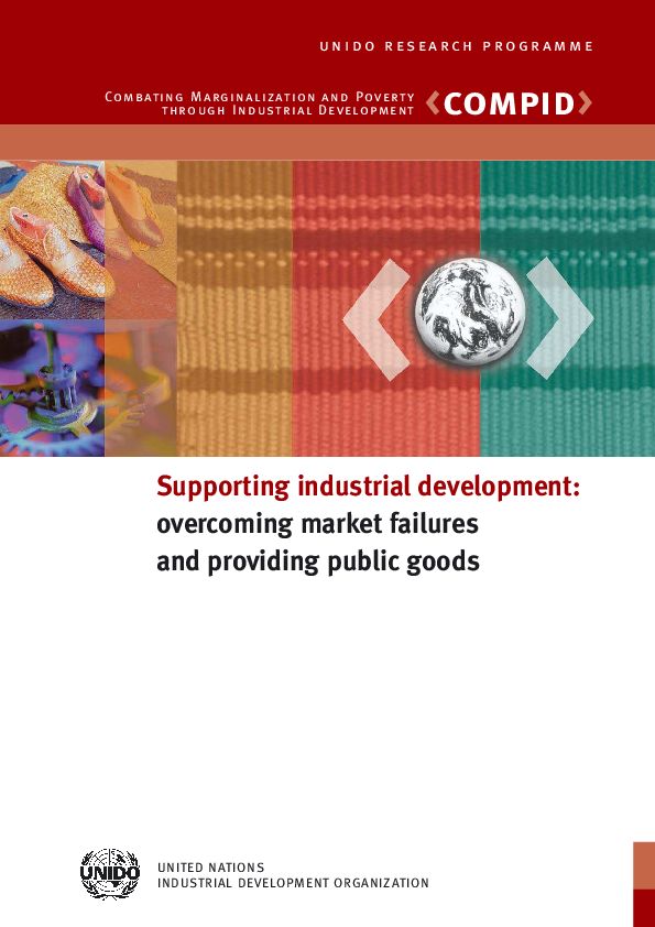 (PDF) Supporting industrial development: overcoming market failures and ...