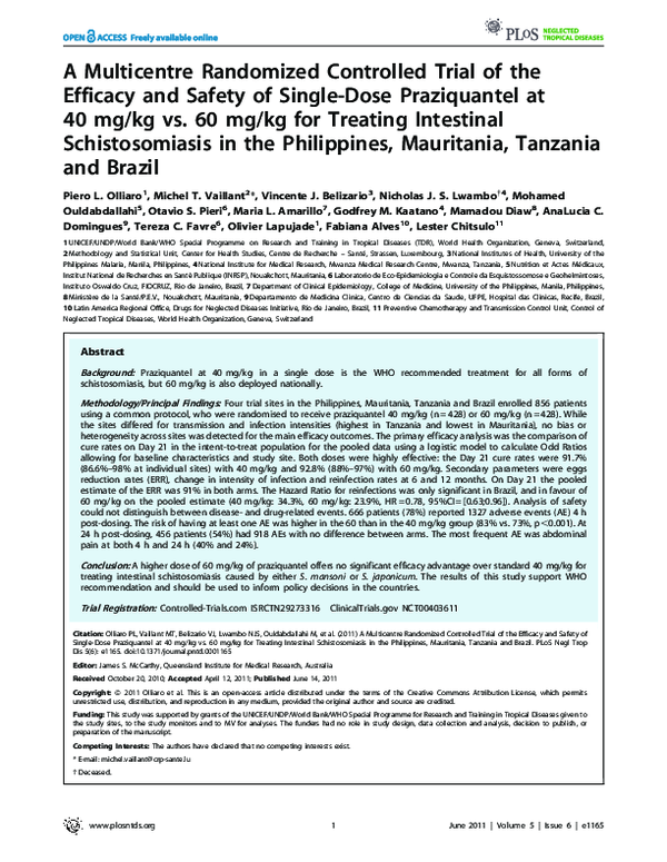 (PDF) A Multicentre Randomized Controlled Trial of the Efficacy and ...