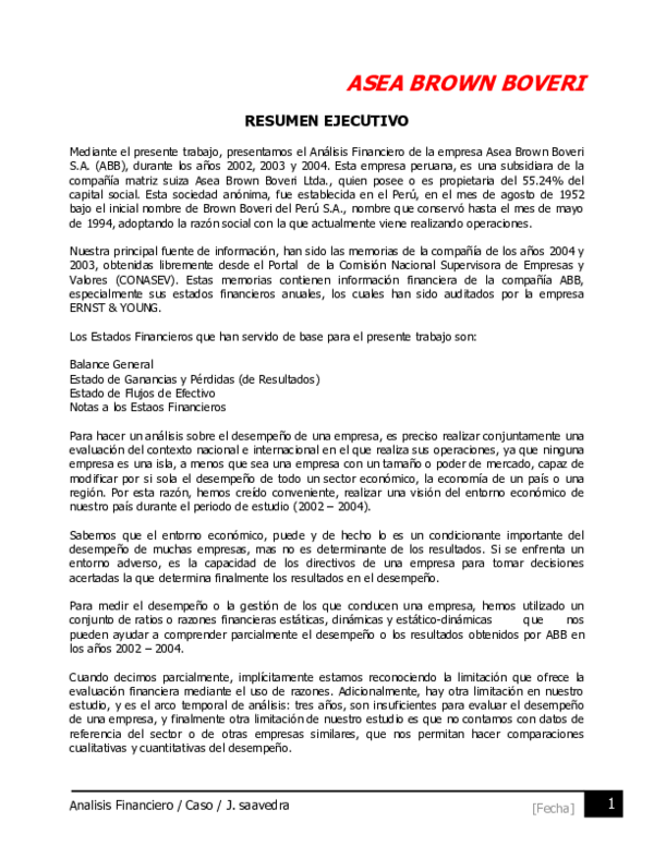 (PDF) ASEA BROWN BOVERI