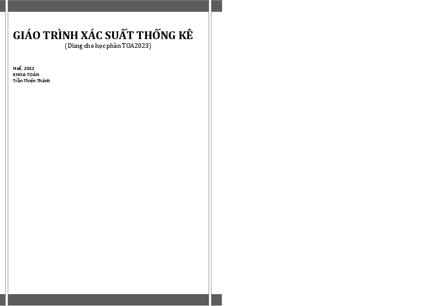 (PDF) Giao trinh XSTK 3TC