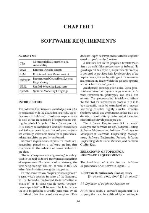 (PDF) Guide to the Software Engineering Body of Knowledge Version 3.0 ...