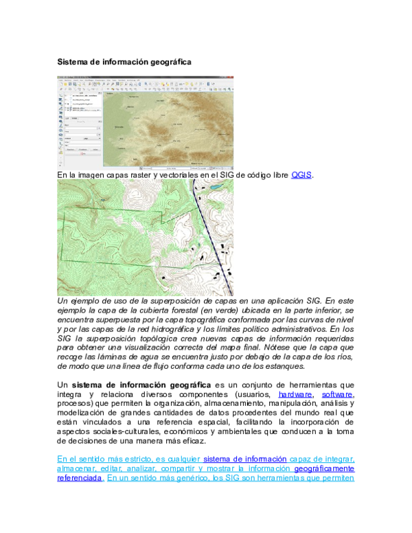 (DOC) Sistema de informacion geografica