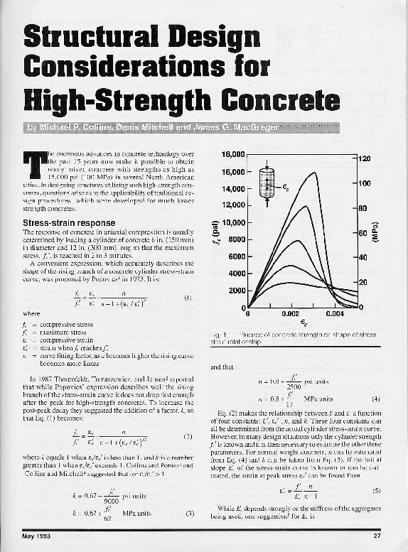 (PDF) Lectura 4 Structural Design Considerations for High strength ...