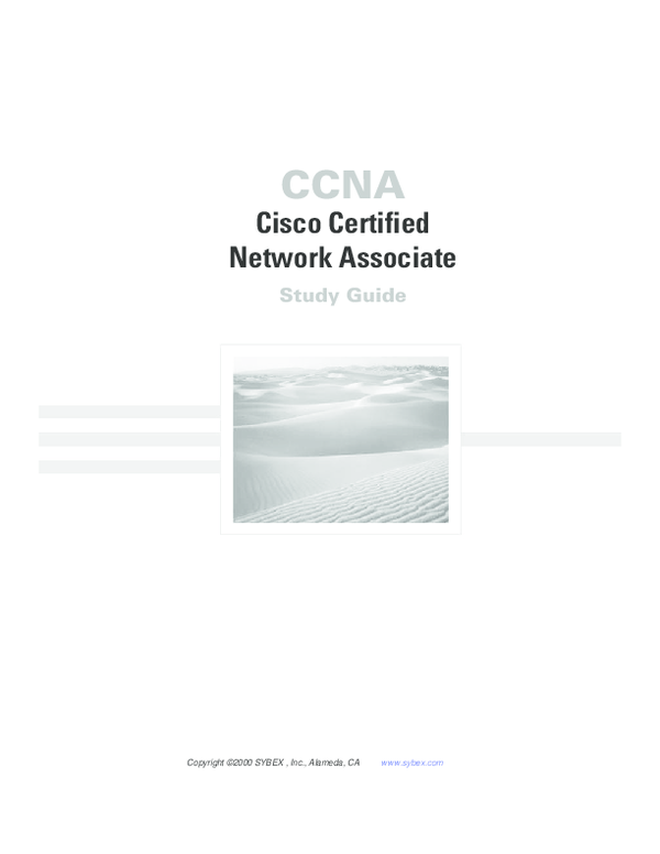(PDF) CCNA Study Guide