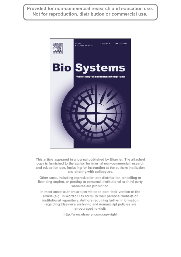 (PDF) Biostructural theory of the living systems