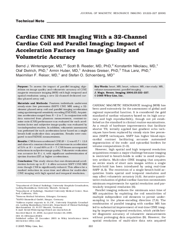 (PDF) Cardiac CINE MR imaging with a 32-channel cardiac coil and ...