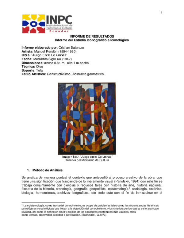 (PDF) Iconología e Iconografía de la obra "Juego entre Columnas" de ...