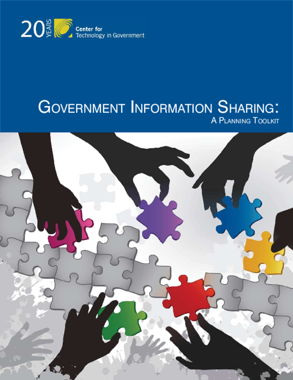 (PDF) GOVERNMENT INFORMATION SHARING: A PLANNING TOOLKIT