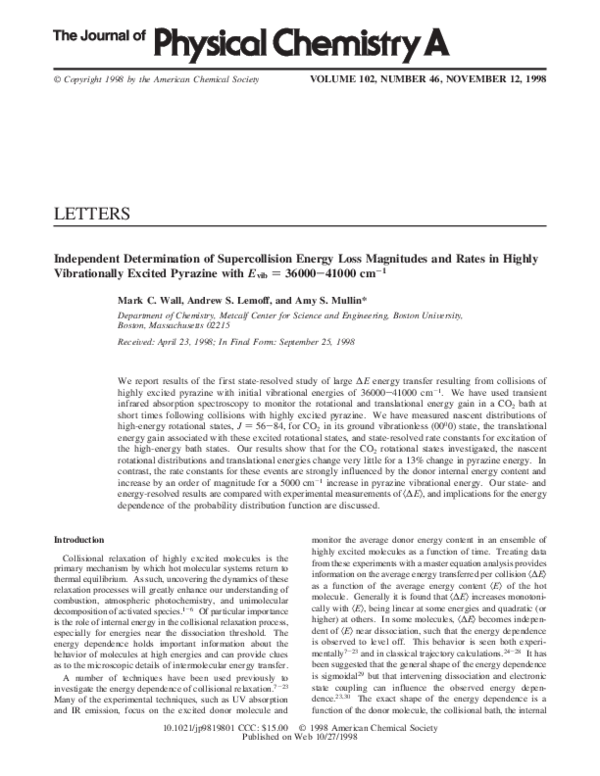 (PDF) Independent Determination of Supercollision Energy Loss ...