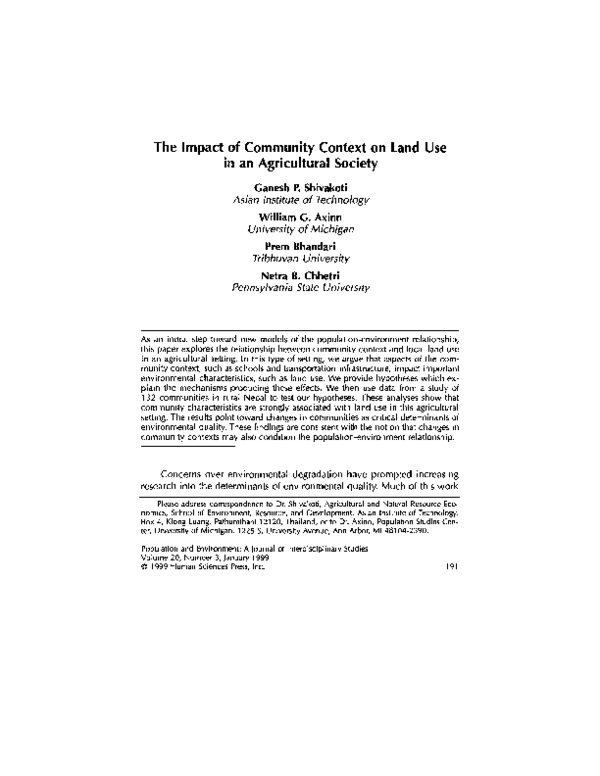 (PDF) community context paper