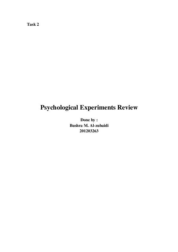 (DOC) The Stanley Milgram Experiment