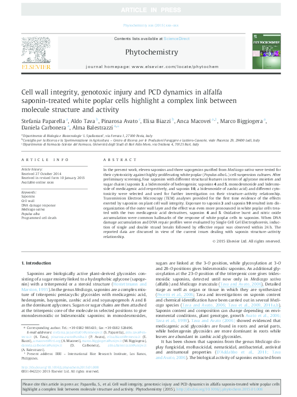 (PDF) Cell wall integrity, genotoxic injury and PCD dynamics in alfalfa ...
