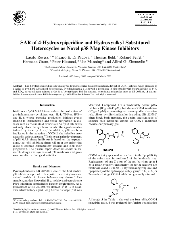 (PDF) SAR of 4-hydroxypiperidine and hydroxyalkyl substituted ...