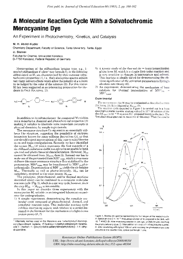 (PDF) Basic-to-acidic reversible pH switching with a merocyanine ...