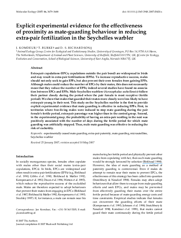 (PDF) Explicit experimental evidence for the effectiveness of proximity ...