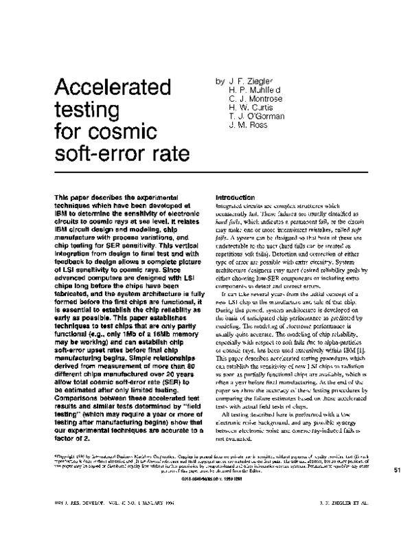 (PDF) Accelerated testing for cosmic soft-error rate