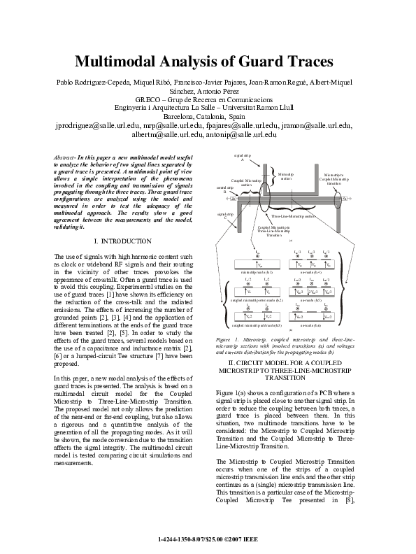 (PDF) Multimodal Analysis of Guard Traces