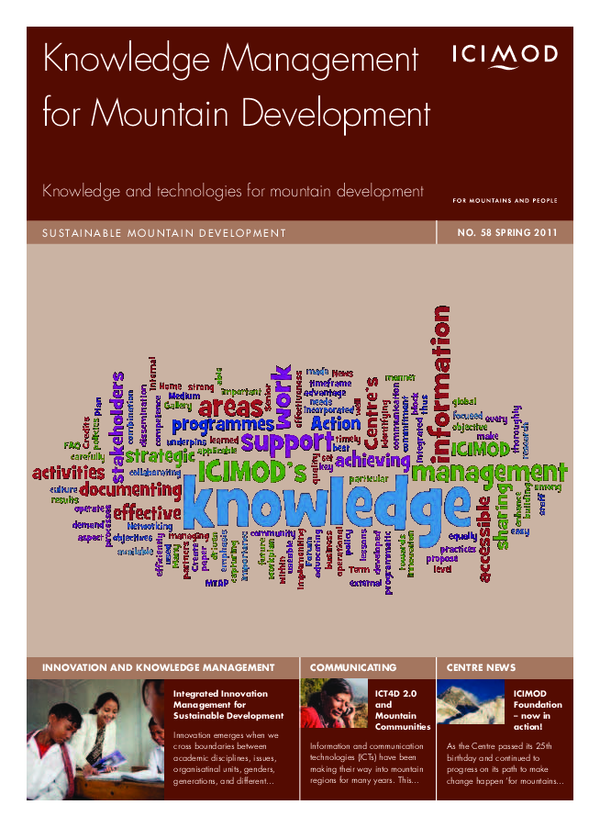 (PDF) Knowledge Management for Mountain Development