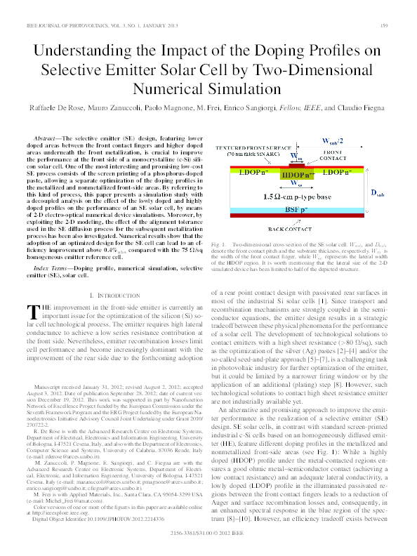 (PDF) Understanding the Impact of the Doping Profiles on Selective ...