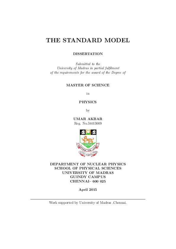 (PDF) Standard model