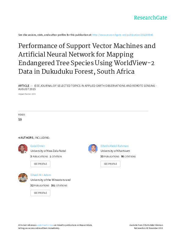 (PDF) Performance of Support Vector Machines and Artificial Neural ...