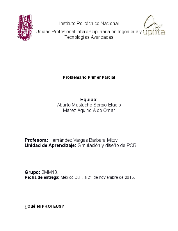 (DOC) Introducción a Proteus (ISIS y ARES)
