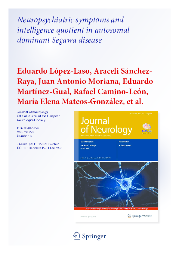 (PDF) Neuropsychiatric symptoms and intelligence quotient in autosomal ...
