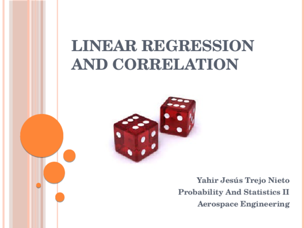 (PPT) Linear regression and correlation