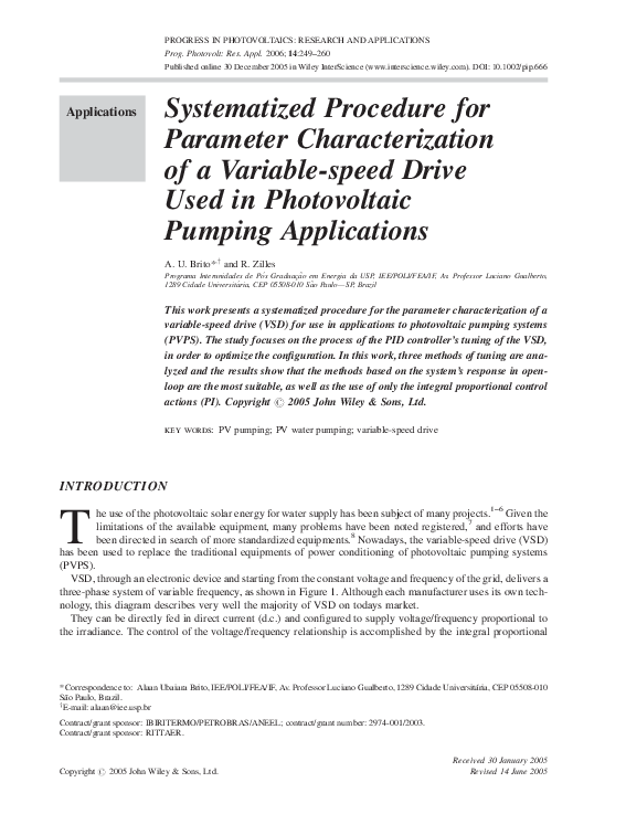 (PDF) Systematized procedure for parameter characterization of a variable-speed drive used in ...